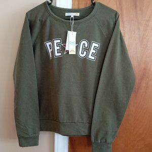C&C California | Tops | New Cc California Chenille Patch Sweatshirt ...